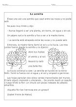 Lectura de comprensión tercer grado: material educativo gratis